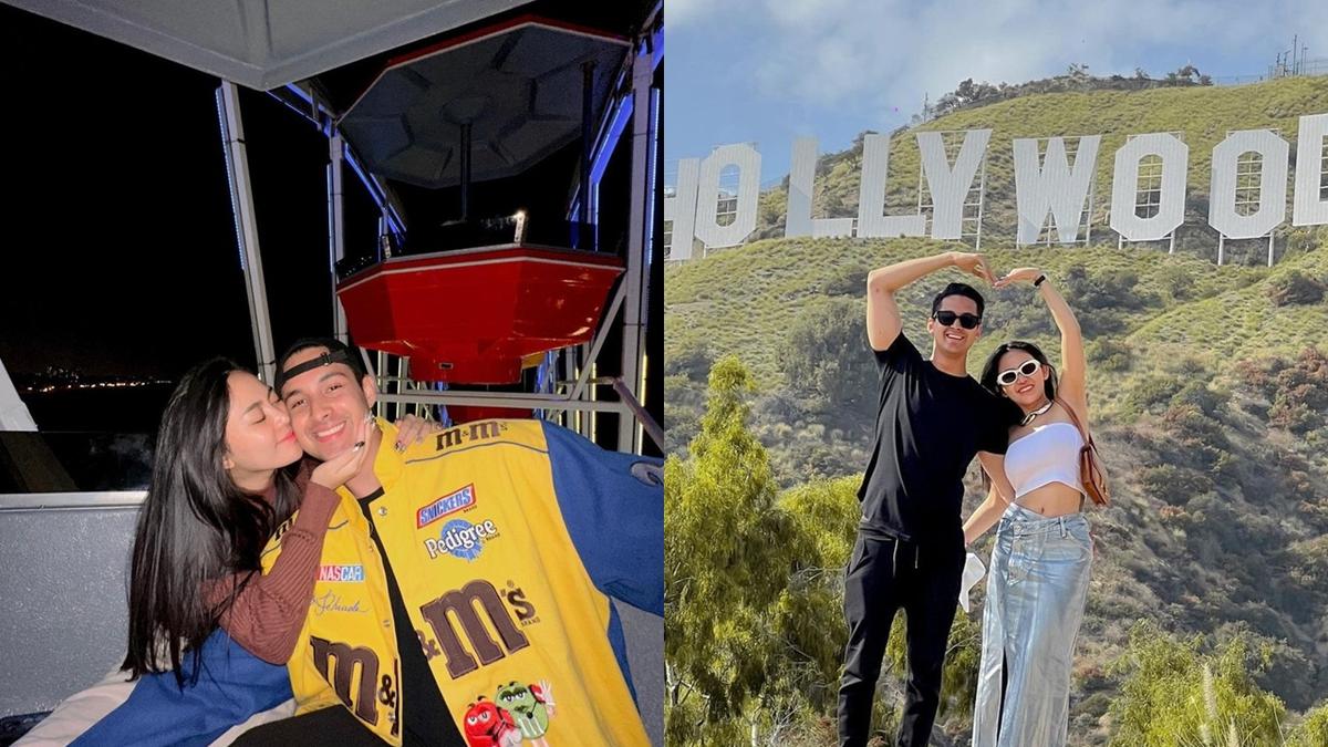 7 Potret Rachel Vennya dan Salim Nauderer Liburan di Amerika, Bak Bulan ...