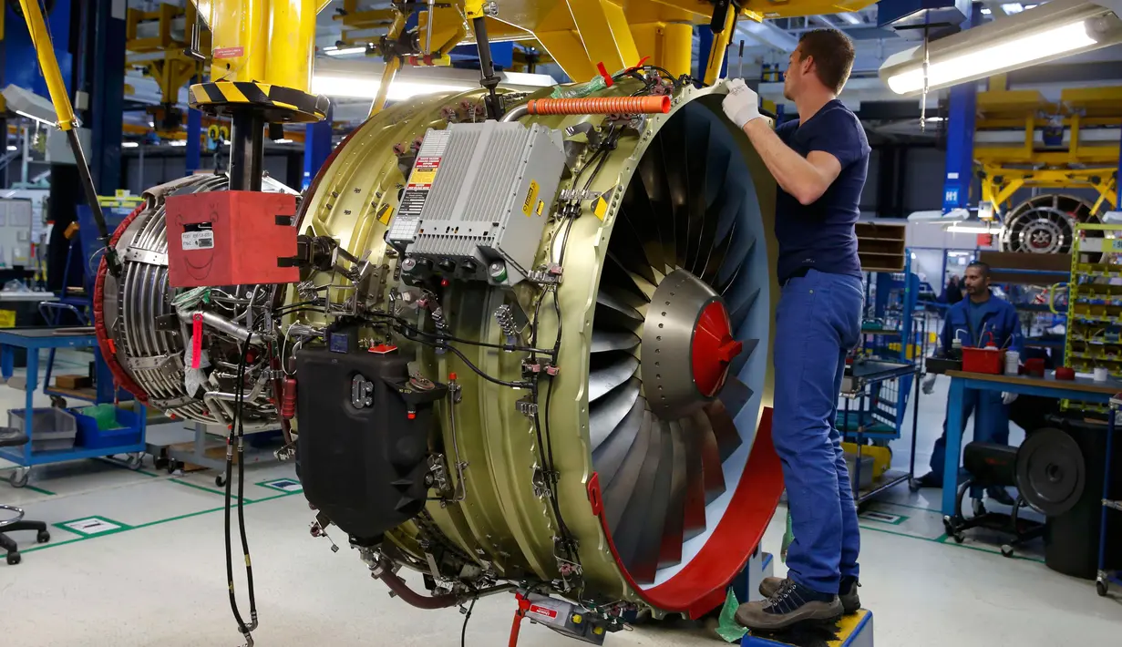 Beginilah Proses Perakitan Mesin Jet Pesawat di Prancis - Foto Liputan6.com