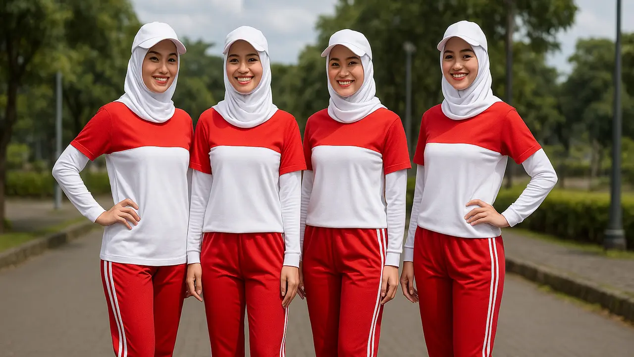 17 Model OOTD Merah Putih, Tampil Stylish dan Patriotik untuk Segala ...