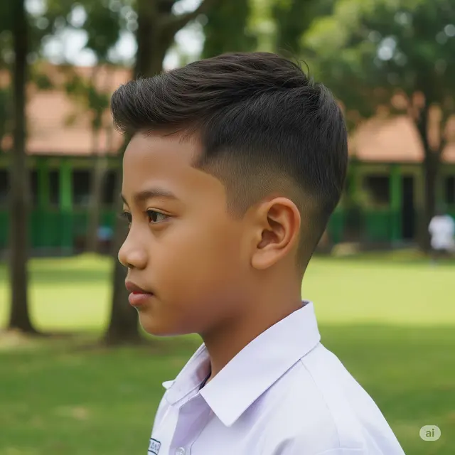 14 Model Rambut Anak Sekolah SD Kekinian, Rapi dan Keren Sesuai Tata ...