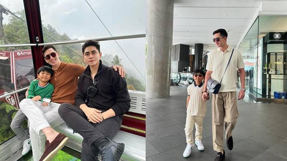 7 Potret Verrell Bramasta Liburan Bareng Kedua Adiknya, Tampil Kompak ...