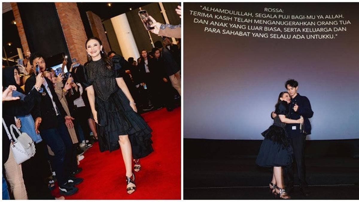 Potret Rossa di Gala Premiere All Access to Rossa 25 Shining Years ...