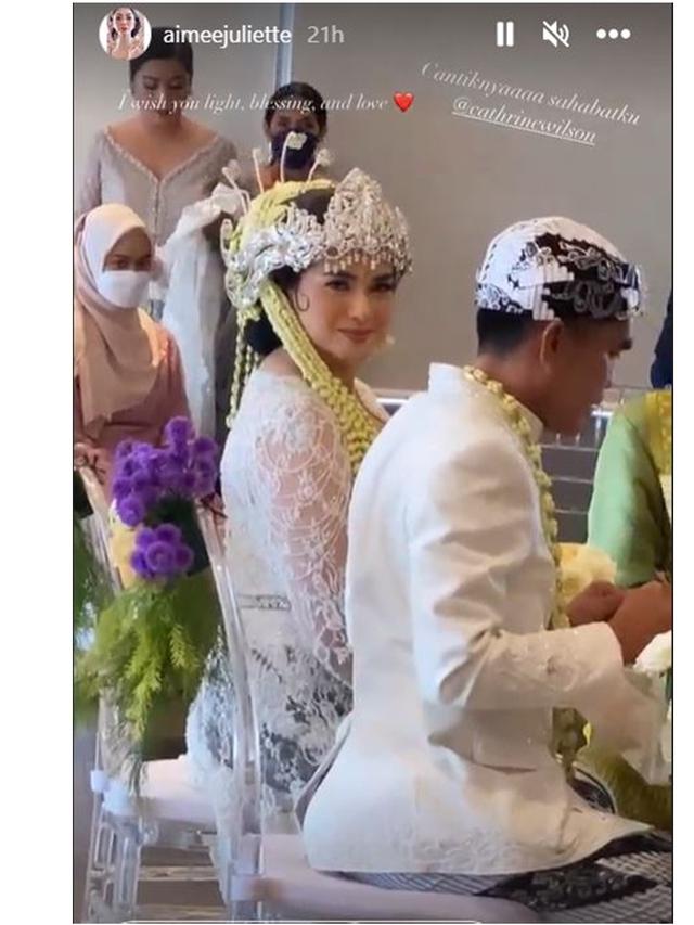 7 Momen Pernikahan Catherine Wilson dan Idham Masse, Mahar Emas 100 Gram