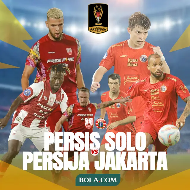 Adu Kekuatan Legiun Asing Persija Vs Persis Solo di Piala Presiden 2024: Duel Wajah Baru Melawan ...