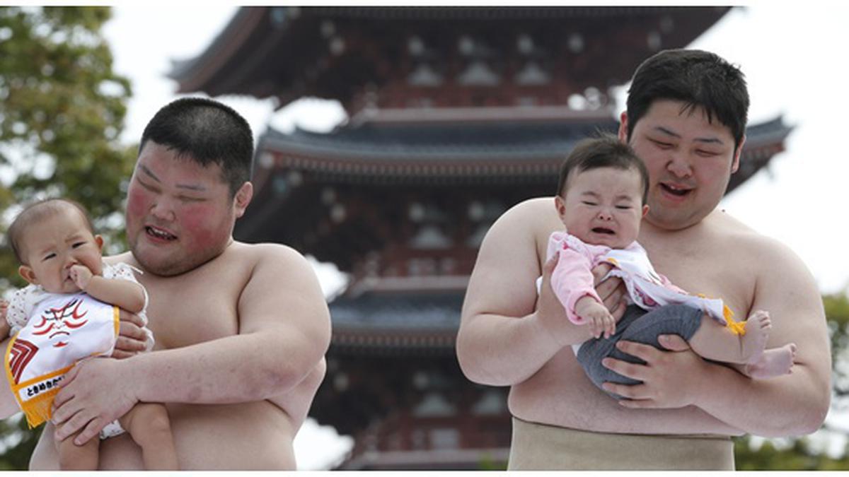 Para Bayi Di Kontes Ini Menangis Karena Sumo - Lifestyle Fimela.com