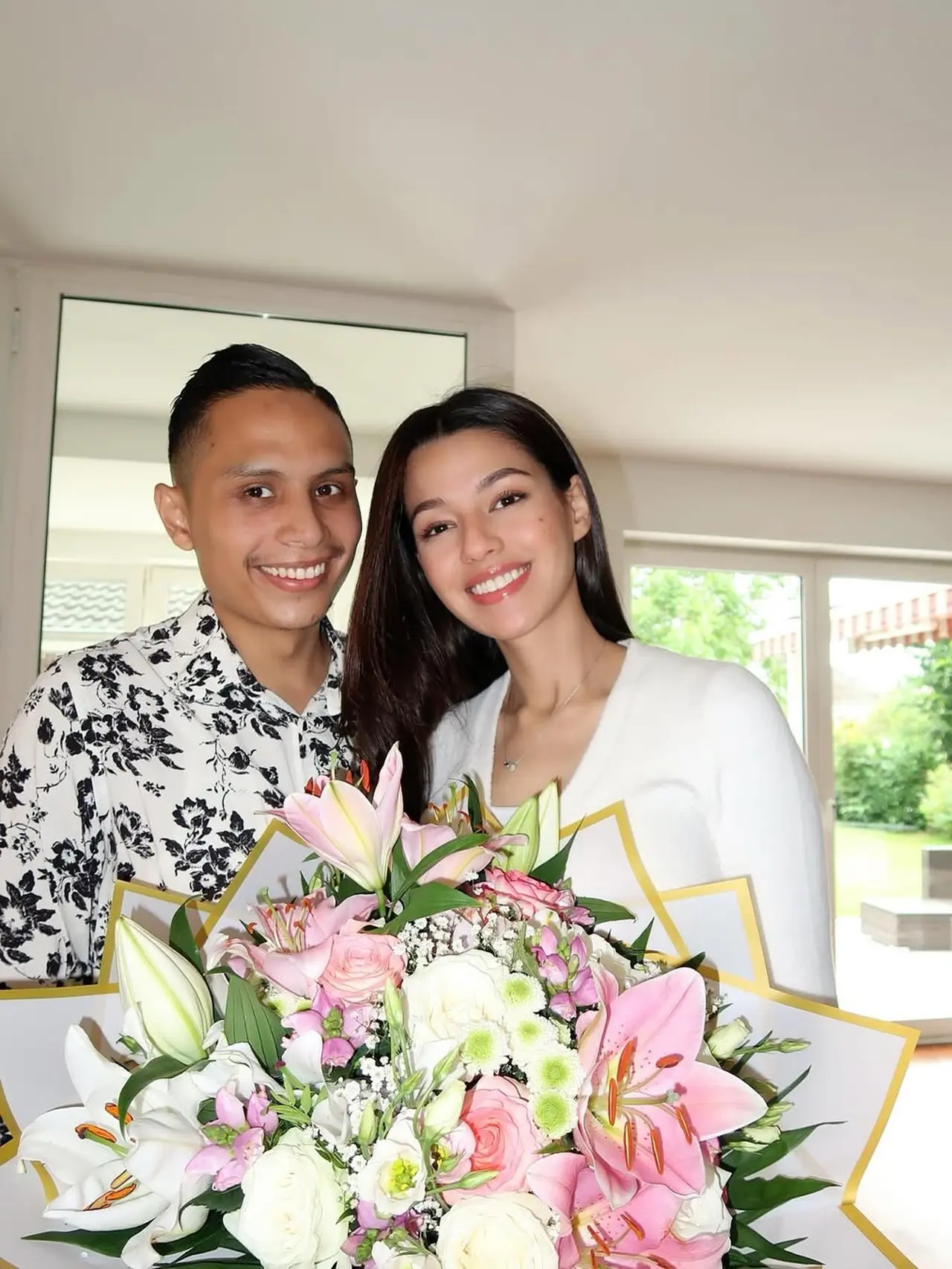 6 Potret Susan Sameh Umumkan Hamil Anak Pertama di Jerman, Pamerkan Hasil USG - ShowBiz Liputan6.com