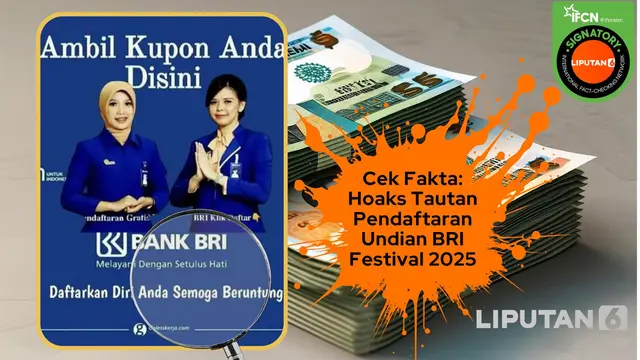 Cek Fakta: Hoaks Tautan Pendaftaran Undian BRI Festival 2025 - Cek ...