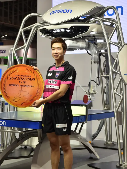 PHOTO: Canggihnya Forpheus, Robot Pengajar Tenis Meja Pertama di Dunia ...