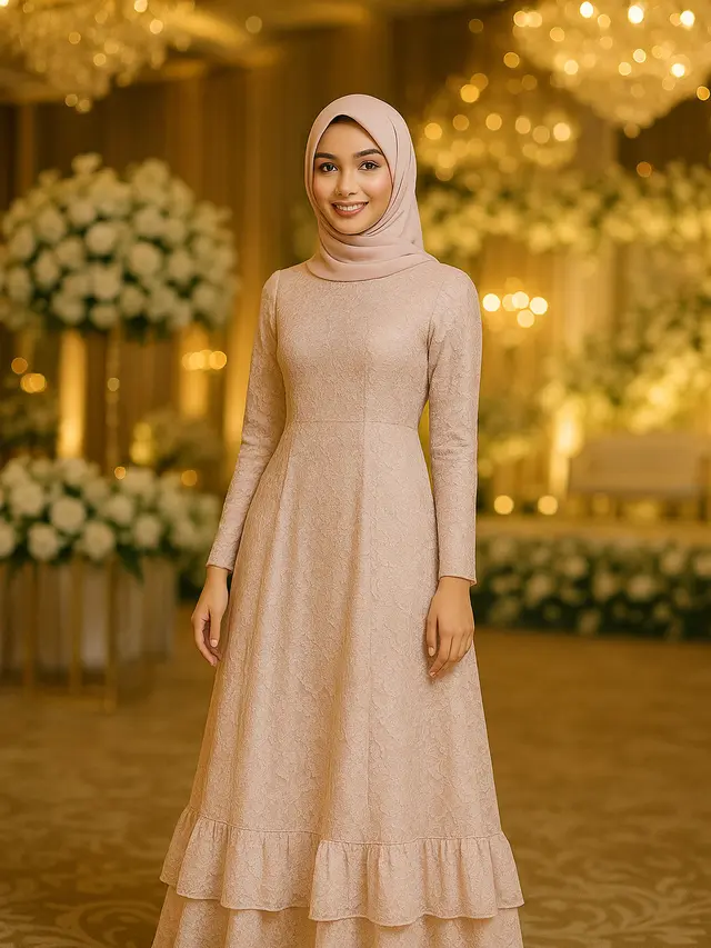 8 Rekomendasi Gamis Kondangan Outdoor 2025, Cocok untuk Acara Siang ...