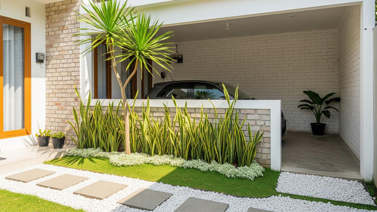 7 Gambar Desain Garasi Mobil Samping Rumah, Fungsional dan Tetap ...