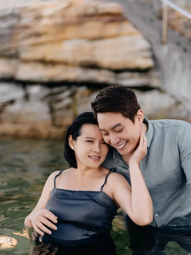 6 Pesona Venny Chandra Istri Edric Tjandra Saat Pamer Baby Bump - Hot ...