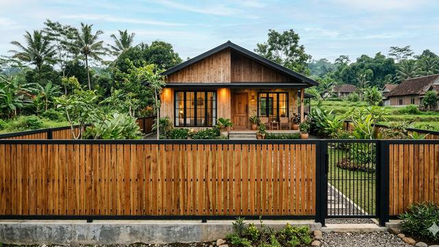 7 Model Pagar Rumah Kampung yang Terlihat Estetik di Tahun 2026 ...