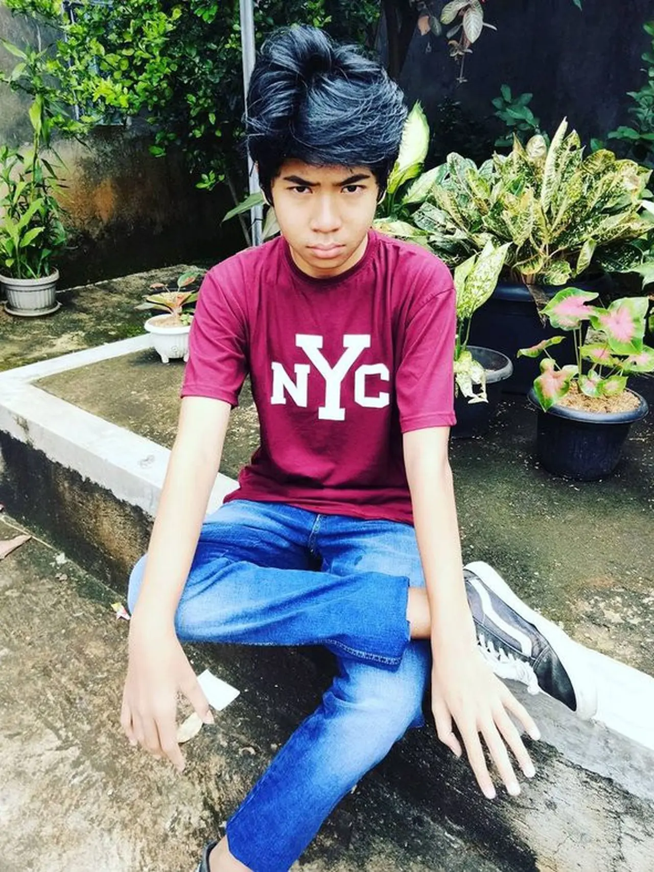 7 Potret Nanda Putra Kiwil yang Jadi Driver Ojol Demi Sambung Hidup - Hot Liputan6.com