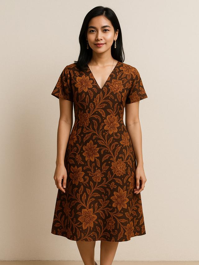 6 Model Baju Batik Terusan, Inspirasi Tampil Menawan dan Elegan