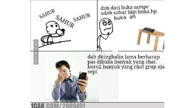 6 Meme Sahur Orang Jomblo Ini Kocak Sekaligus Bikin Geregetan - Hot ...