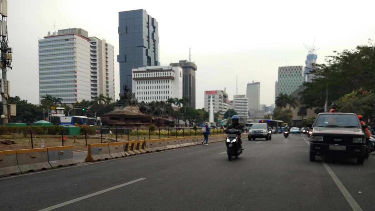 Demo Mahasiswa Selesai, Ruas Jalan Merdeka Barat Kembali Dibuka
