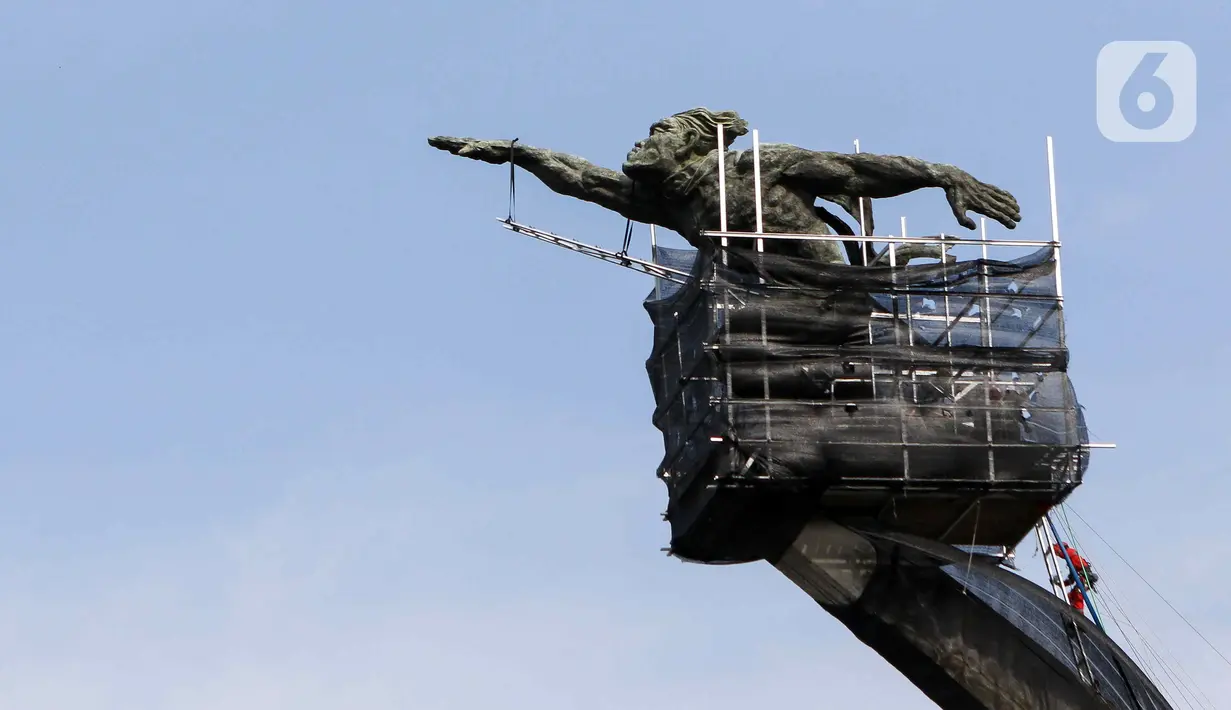 Tanggulangi Kerusakan, Patung Dirgantara Dikonservasi - Foto Liputan6.com