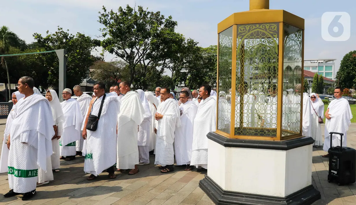 Melihat Pelaksanaan Manasik bagi Para Calon Jamaah Haji - Foto Liputan6.com