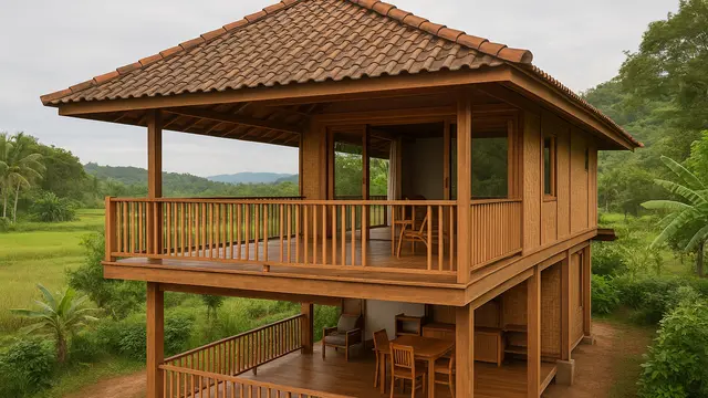 10 Model Rumah di Kampung dengan Konsep Open Space, Buat Hunian Estetik ...