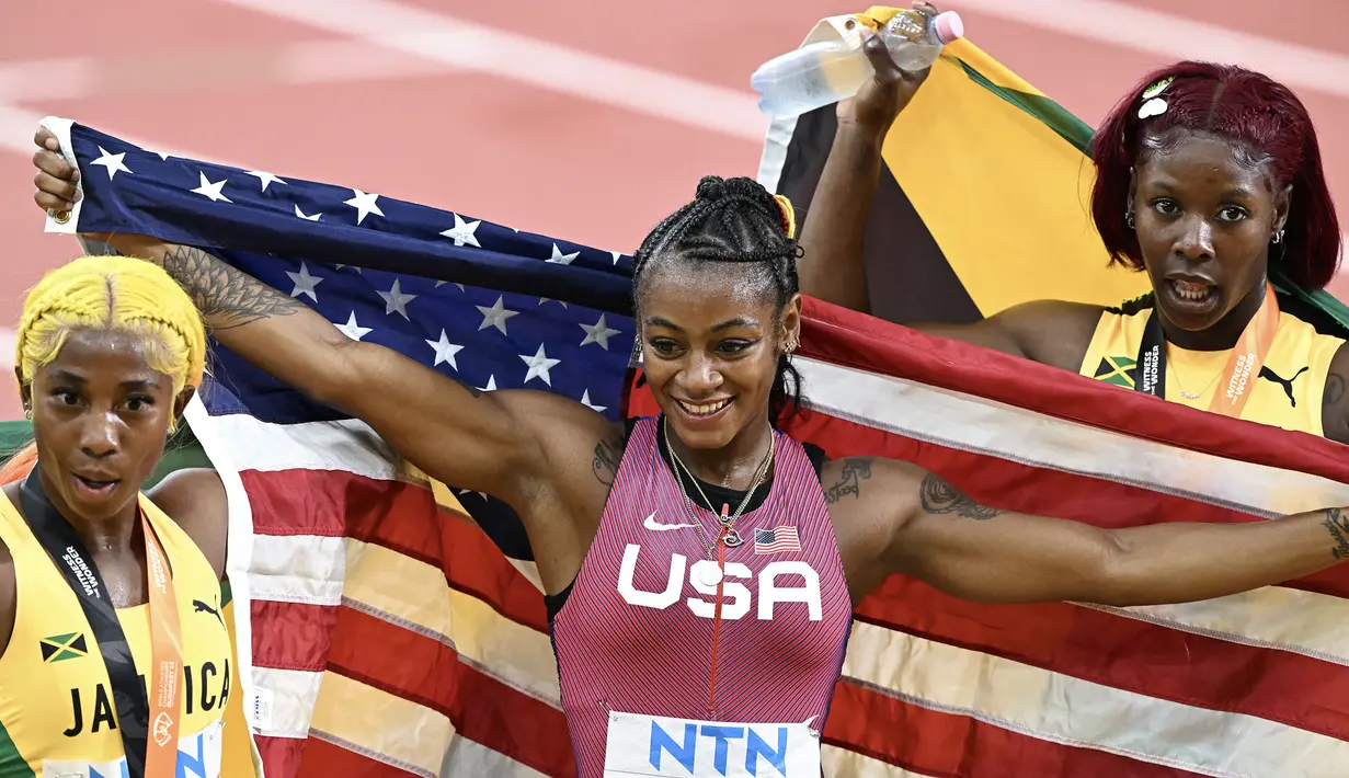 Foto: Taklukkan Pelari Top Jamaika, Sha’Carri Richardson Torehkan Rekor ...