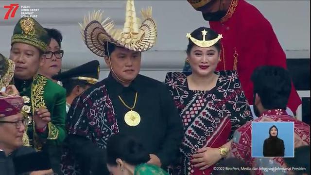 Erick Thohir Pakai Baju Adat Pulau Rote di Upacara HUT ke-77 RI, Ini ...