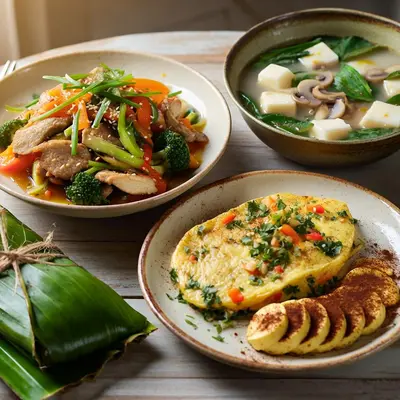 Resep Omelette Bbang (Korean Omelette Cake)