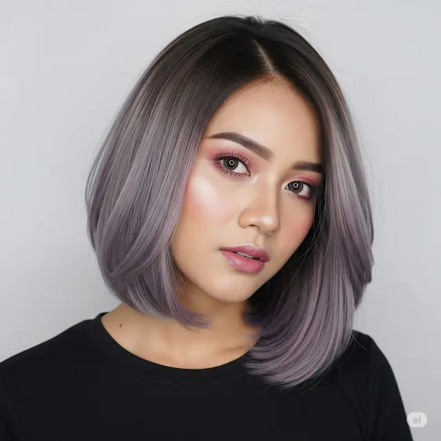 10 Potongan Rambut Bob Asimetris Kekinian 2025, Bikin Penampilan Makin ...