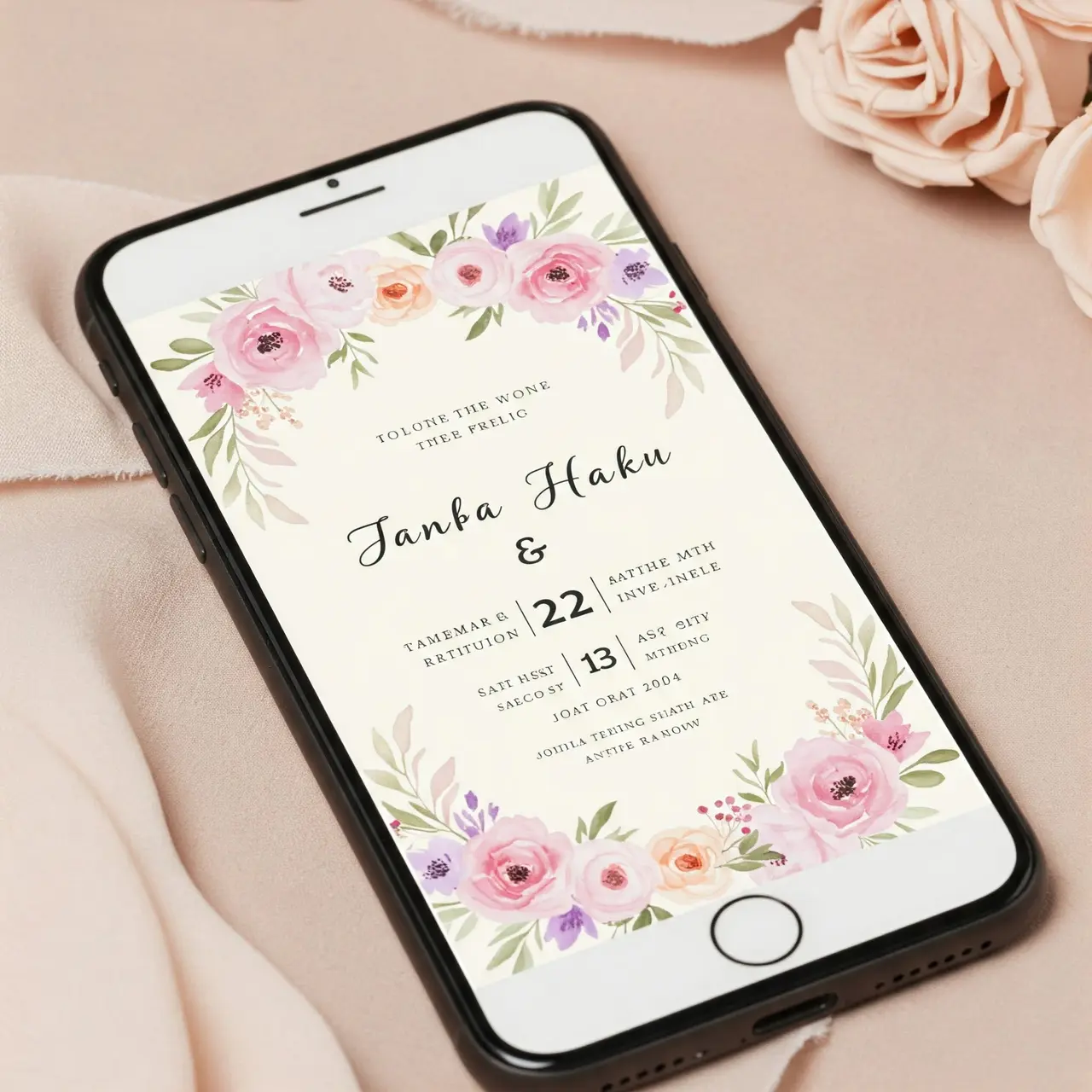 6 Contoh Desain Undangan Pernikahan Digital yang Keren dan Kekinian ...