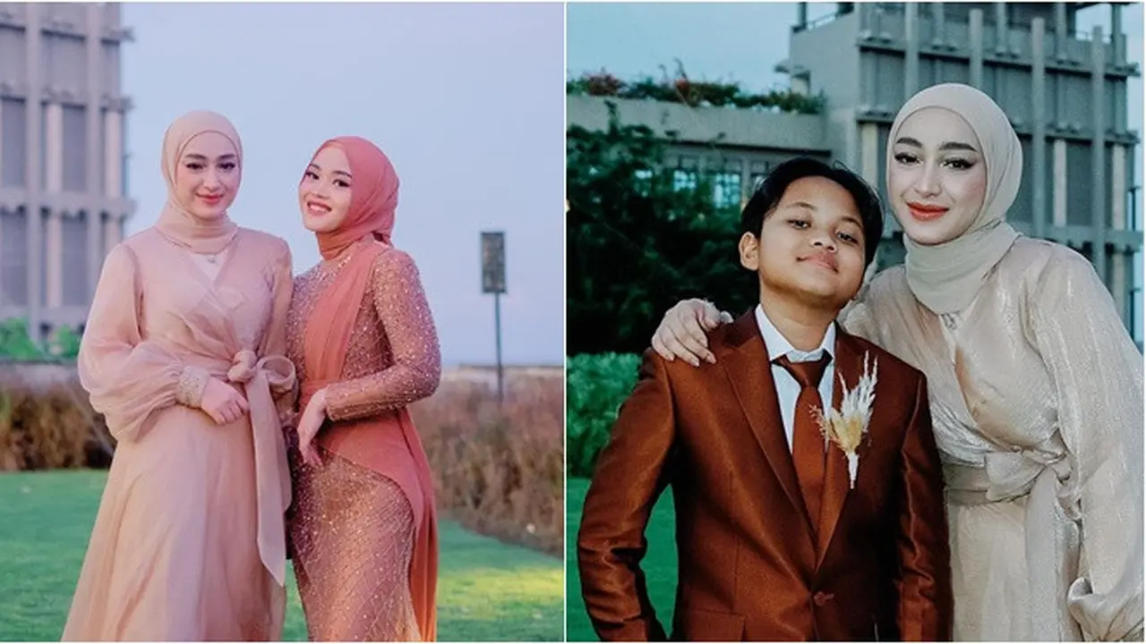 8 Potret Santyka Kekasih Sule di Resepsi Rizky Febian dan Mahalini di Bali, Memukau - Hot ...