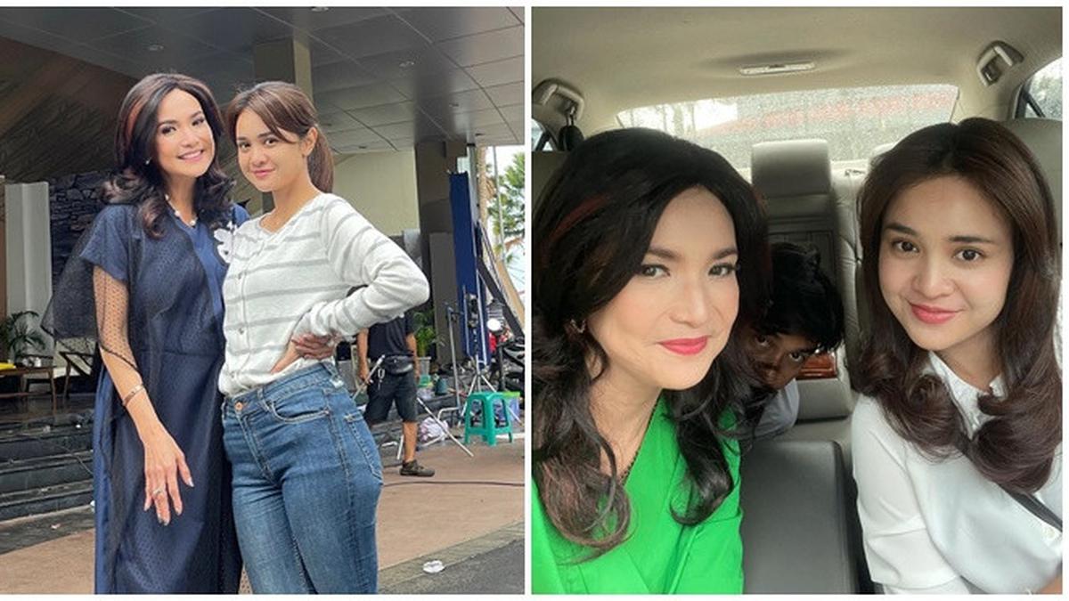 Berseteru di Sinetron, Ini 6 Potret Kebersamaan Nunu Datau dan Michelle ...