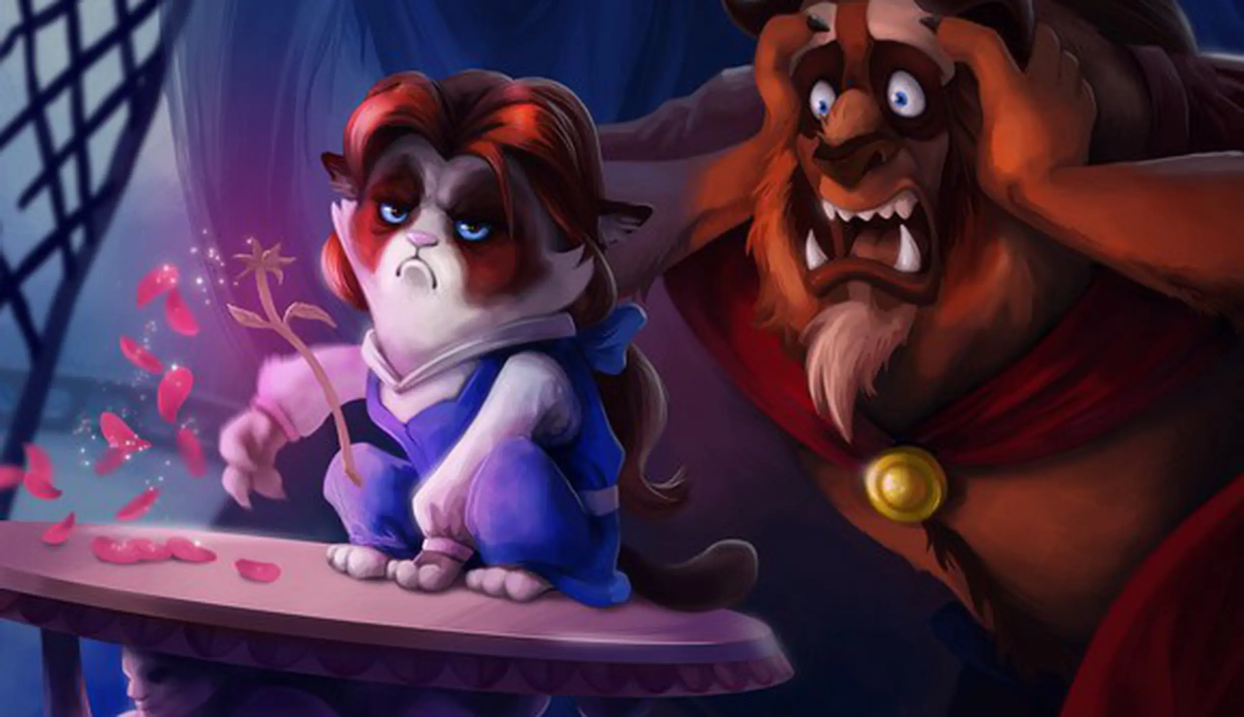 Begini Jadinya Kalau Grumpy Cat Jadi Princess-Princess Disney - Photo ...