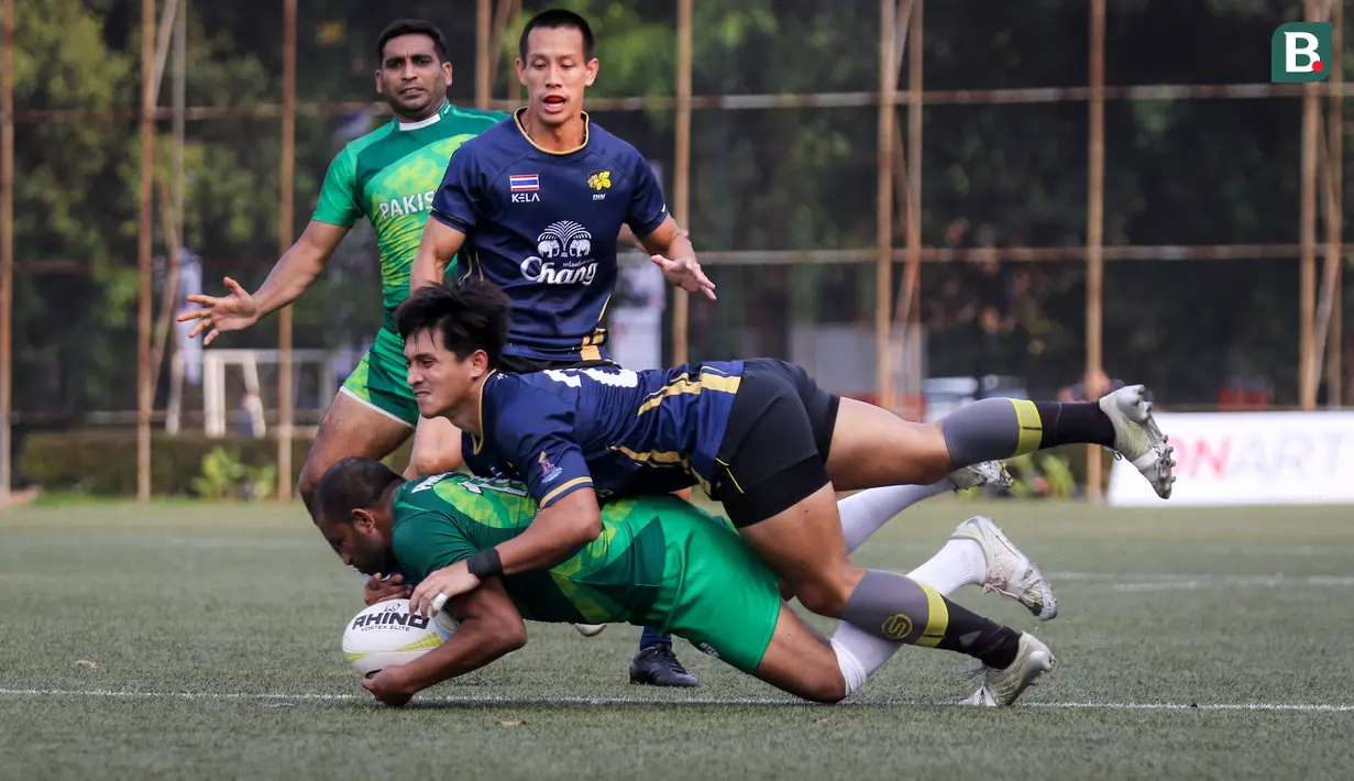 Foto: Duel-Duel Sengit di Asia Rugby Sevens Trophy 2022, Indonesia ...