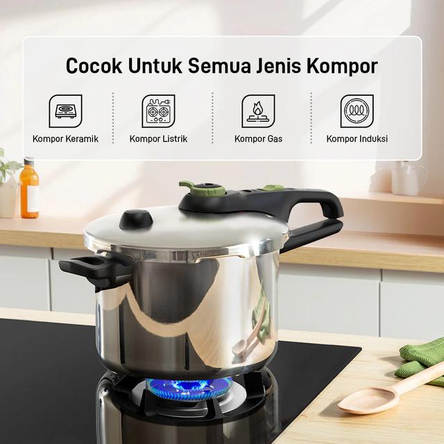 14 Merk Panci Presto Terbaik 2026, Masak Cepat dengan Hasil Sempurna