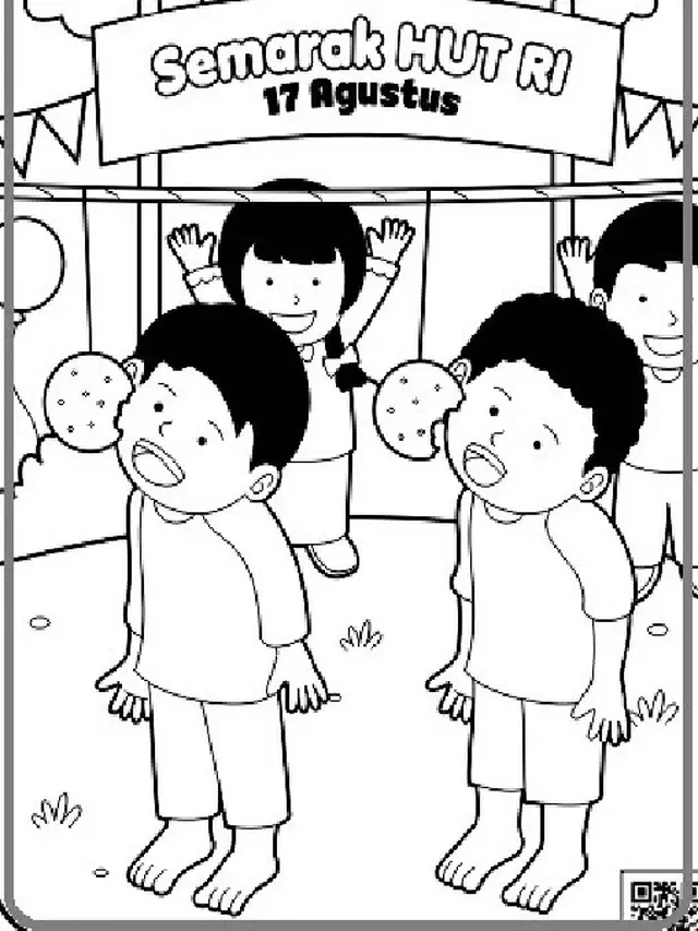 Gambar Mewarnai HUT RI ke-79, Coba Juga Lomba Agustusan Lainnya - Hot Liputan6.com