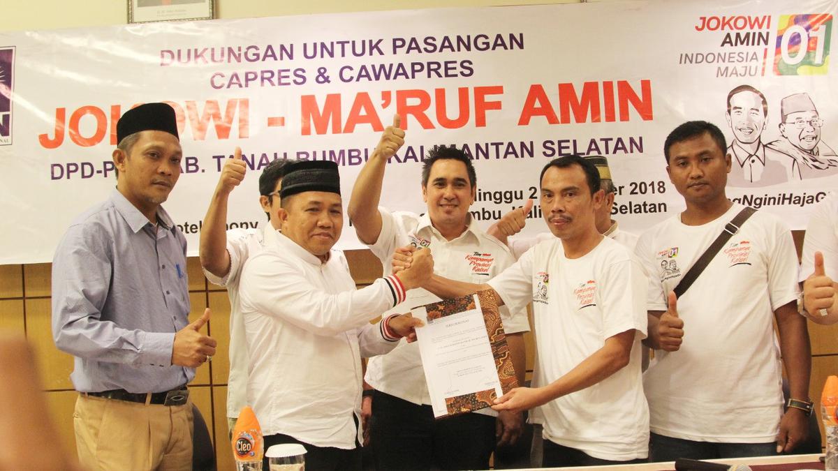 PAN Tanah Bumbu Dukung Jokowi Ma'ruf Amin, DPP Pertimbangkan Opsi Pemecatan - Pemilu Liputan6.com