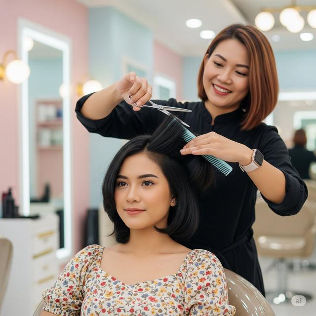 7 Model Rambut Pendek Wajah Oval Low Maintenance 2025, Simpel, Anti ...