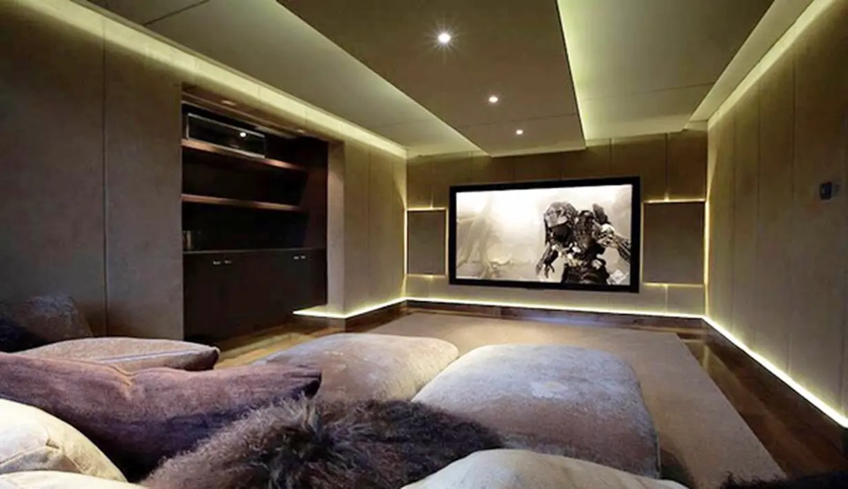 Inspirasi Ruang Teater di Dalam Rumah Yang Epik Nan Mewah - Photo ...