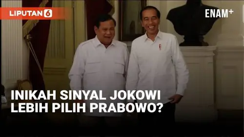 Video Inikah Sinyal Jokowi Dukung Capres Prabowo Enamplus