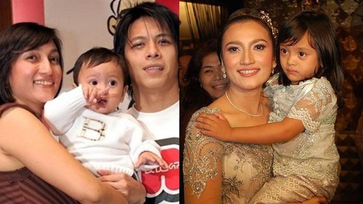 6 Foto Jadul Sarah Amalia Saat Asuh Alleia Kecil Bersama Ariel Noah - Hot Liputan6.com