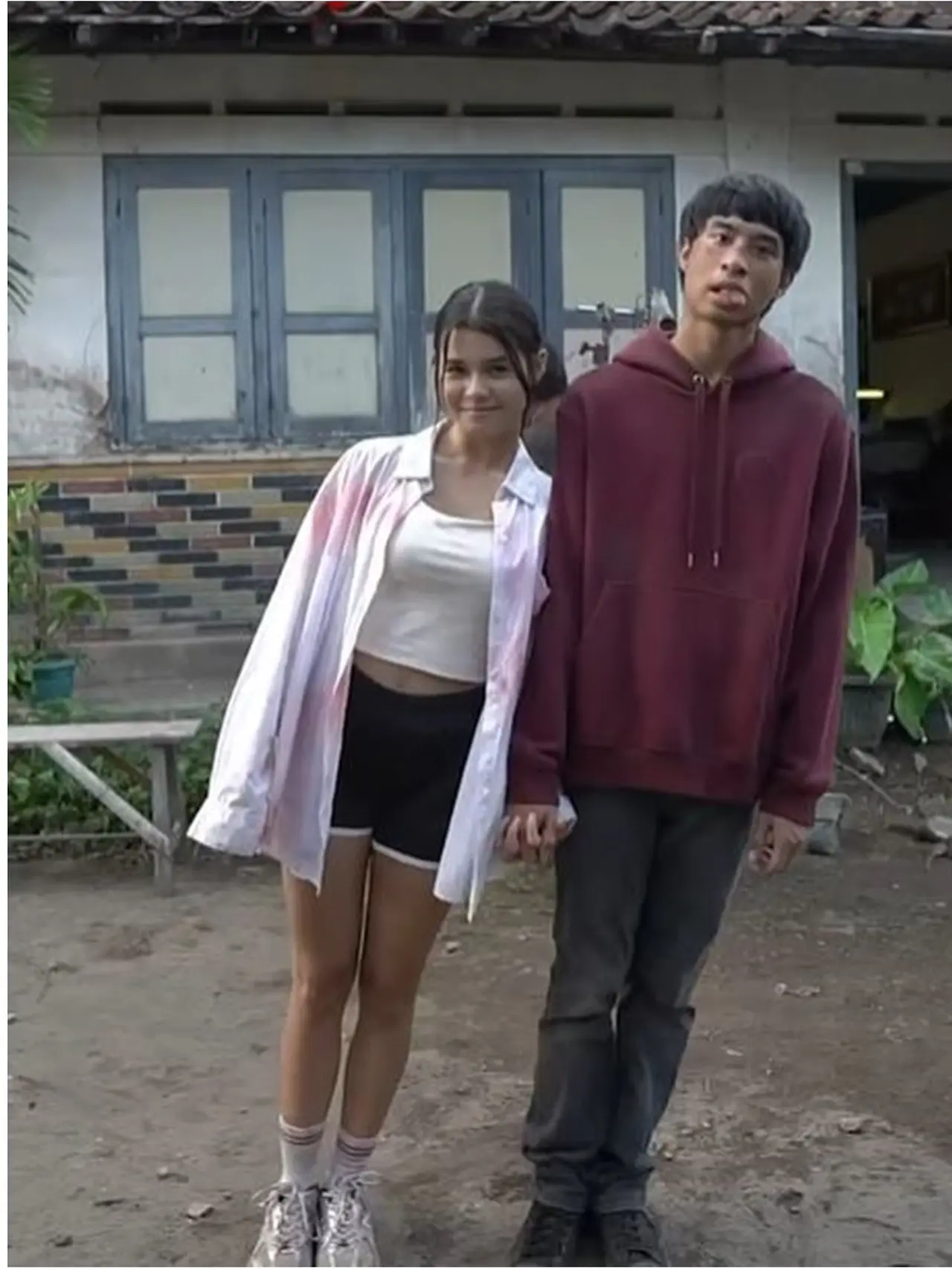 6 Potret Kedekatan Maria Theodore dan Devano Danendra di Lokasi Syuting ...