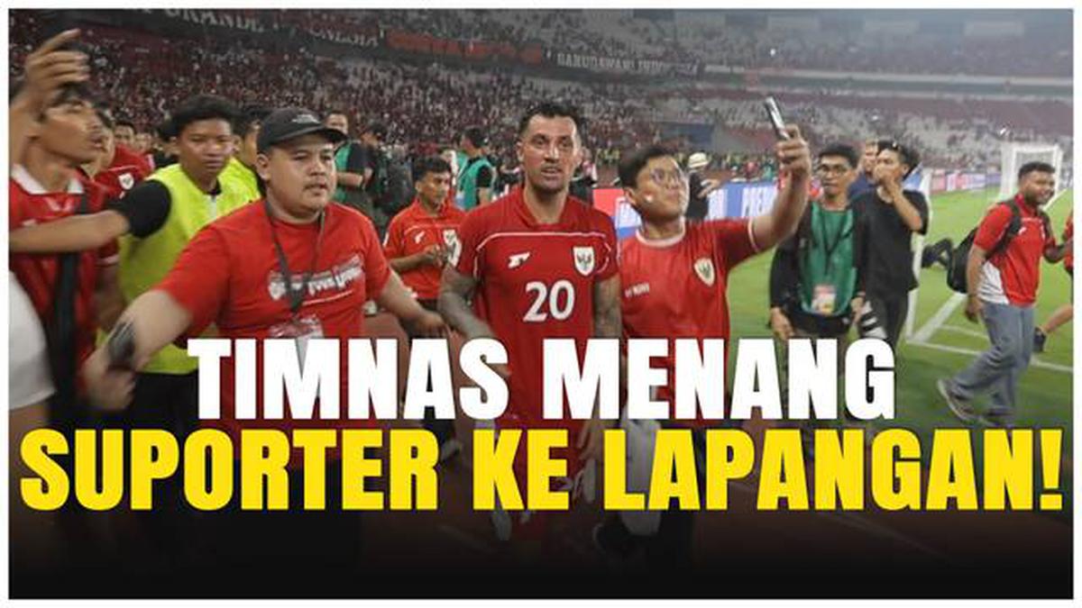 VIDEO: Suporter Tumpah Ruah! Rayakan Kemenangan Bareng Timnas Indonesia ...
