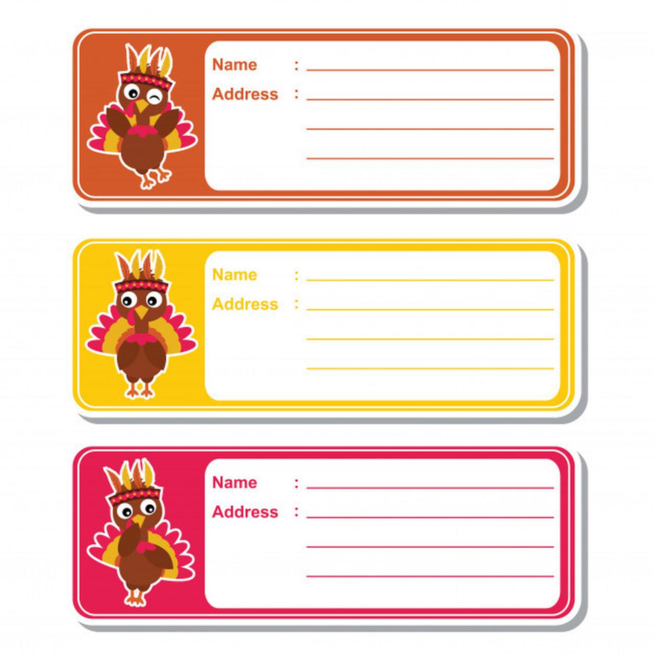 20 Template Label Nama Anak yang Lucu dan Cara Mencetaknya
