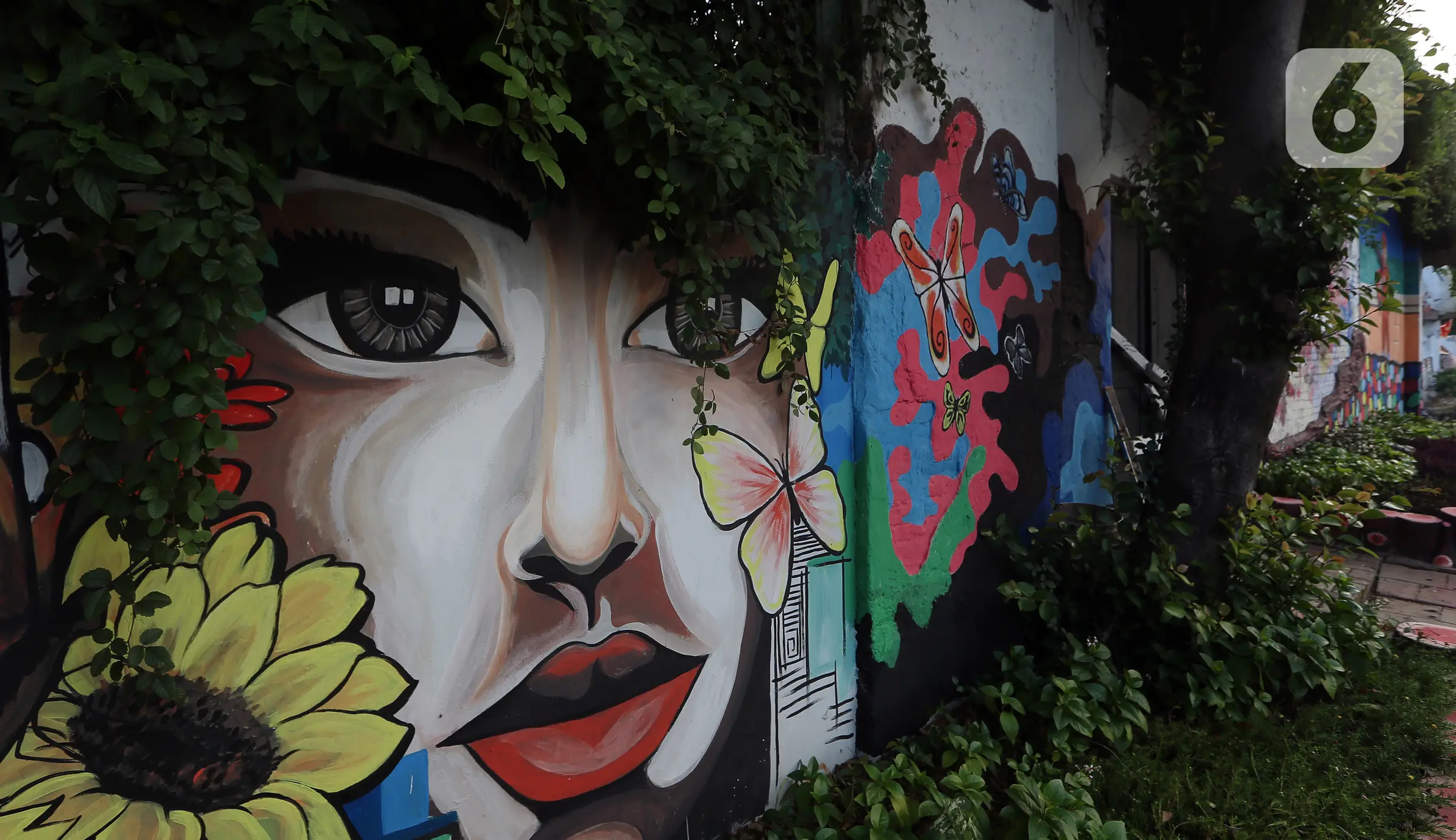 Kreativitas Seni Mural untuk Percantik Kota - Foto Liputan6.com
