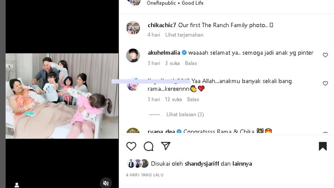 6 Potret Rama Michael Dikaruniai Anak ke-6, Netizen Sebut Bintang Mega ...