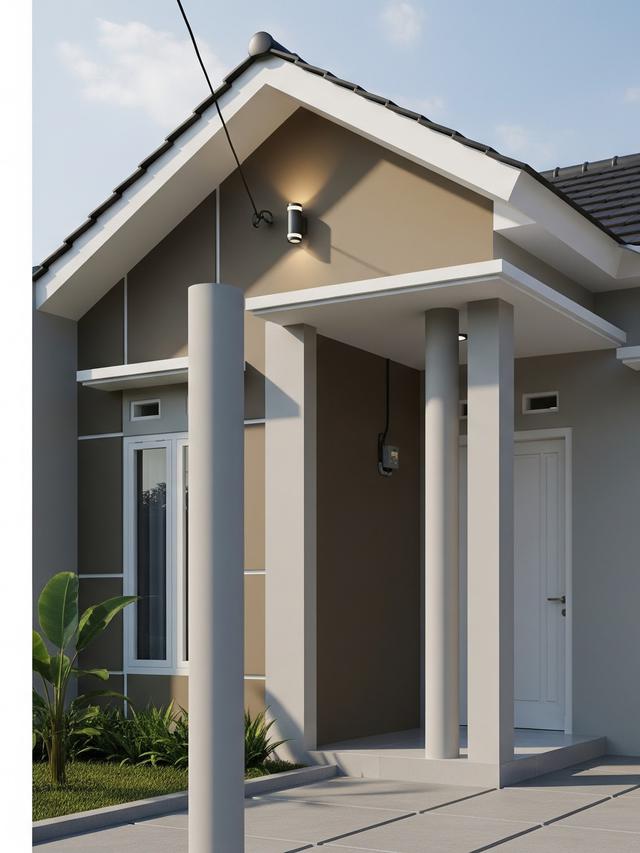 7 Model Pilar Minimalis yang Cocok untuk Rumah Subsidi, Bikin Fasad ...