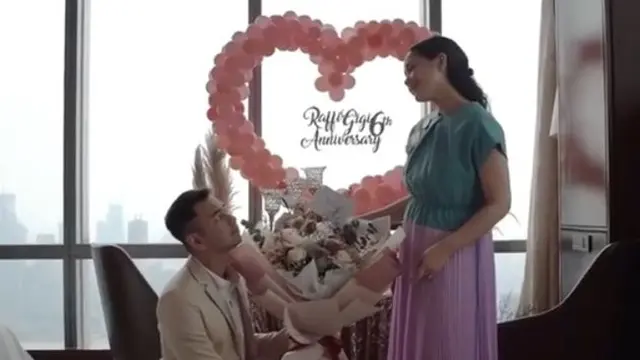 6 Potret Ulang Tahun Ke-6 Pernikahan Raffi Ahmad dan Nagita Slavina, Makin Romantis - Hot ...