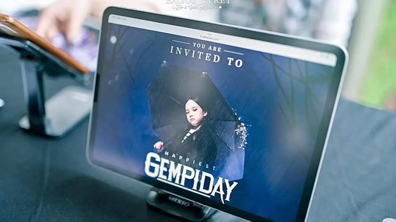 Potret Ulang Tahun Gempi yang Meriah dengan Tema "Wednesday", Ameena ...