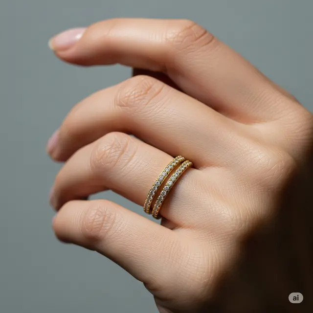 8 Cincin Emas Diamond untuk Tampilan Elegan di Jari Tangan - Hot ...