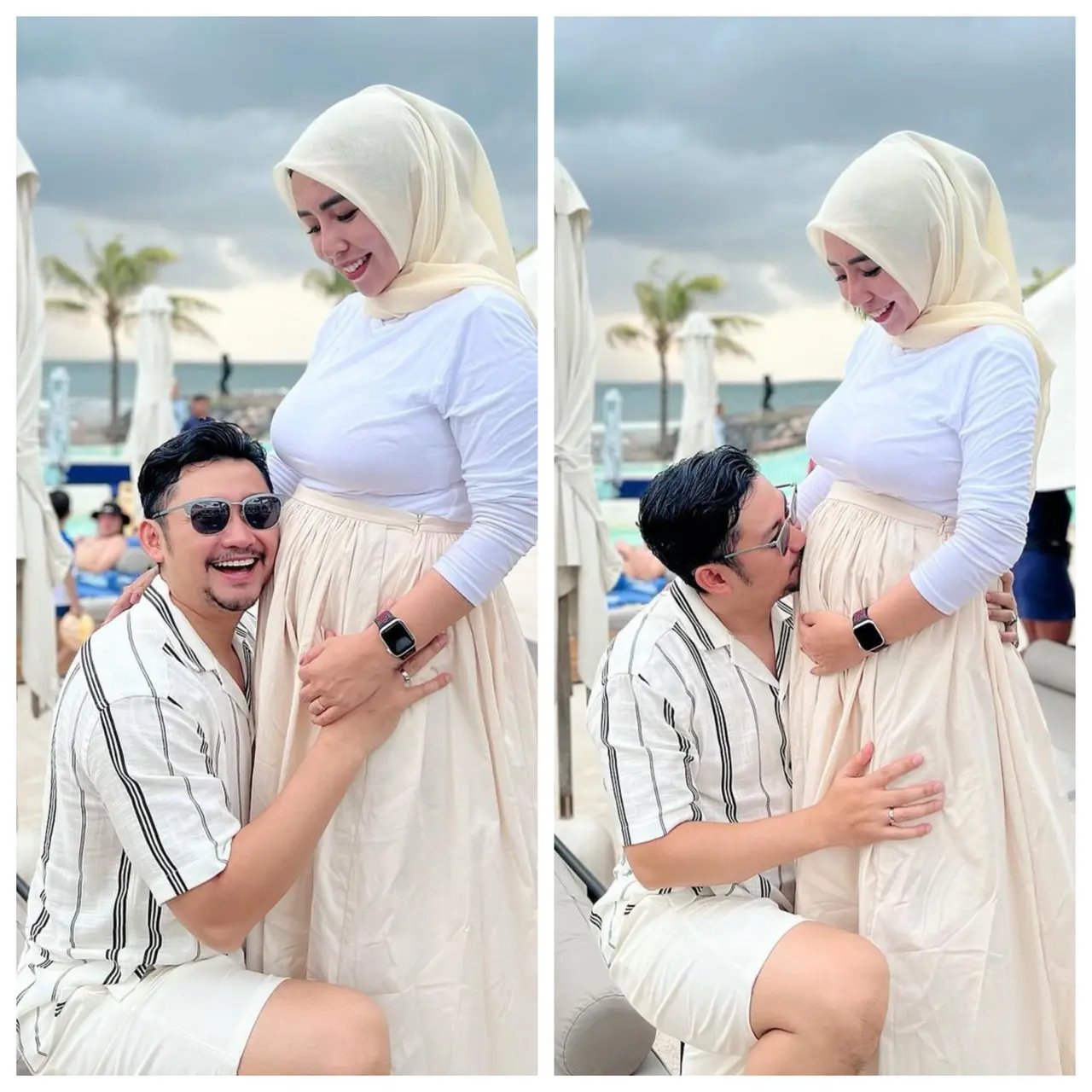 Pamer Baby Bump, Ini 6 Potret Mesra Angga Wijaya dan Nurul Kamaria - Hot Liputan6.com