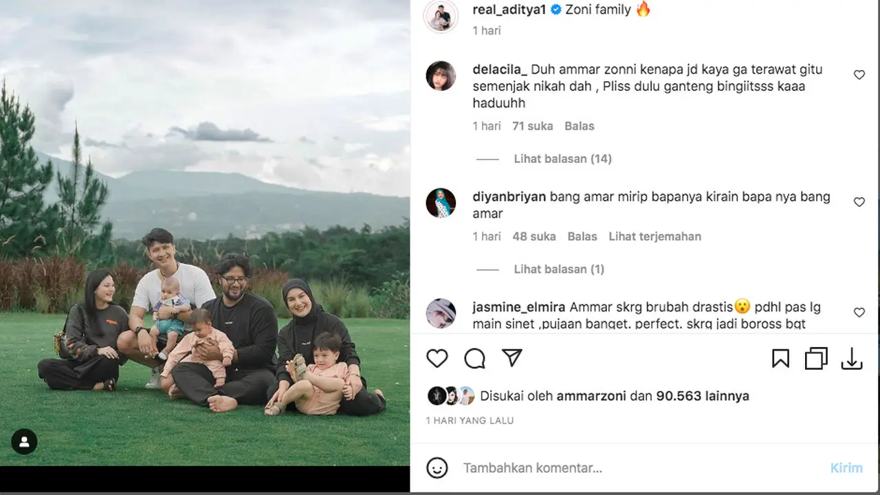 Ammar Zoni Ditangkap karena Narkoba, Foto di Unggahan Terakhir Adiknya Disorot Netizen: Jadi ...